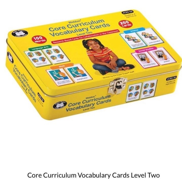 Toys | Core Curriculum Vocabulary Cards Level Two Like Newgently Used ...